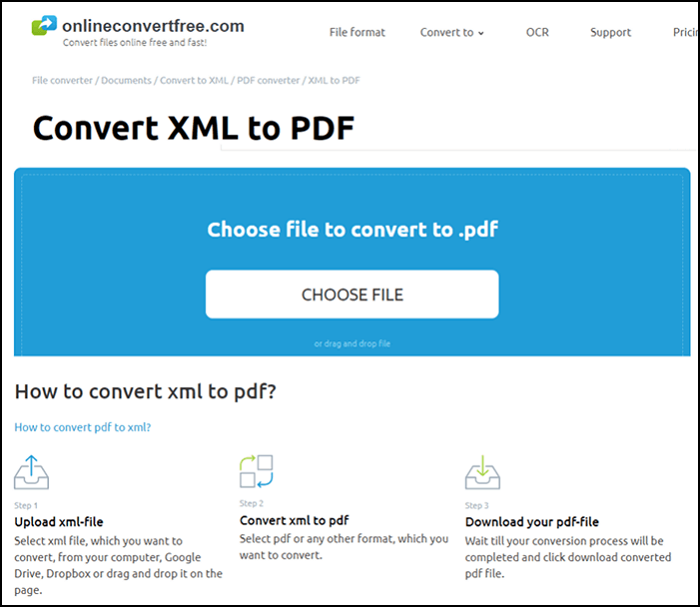 Top 5 des convertisseurs XML en PDF sur Windows/Mac/en ligne - EaseUS