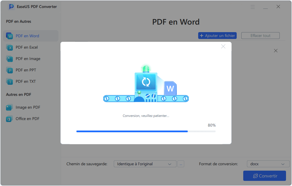 EaseUS PDF Converter | Convertir PDF en Word en toute sécurité